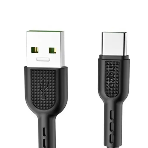 USB кабель HOCO X33 Surge Type-C, 5А, 1м, TPE (черный)