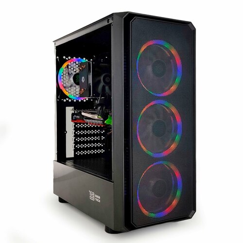 Игровой PC юкомс Xeon E5 2650v3, GTX 1050 2GB, HDD 1TB, SSD 480GB, 16GB DDR4, БП 450W, win 10 pro, Black game case