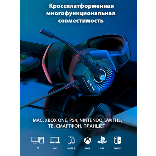 Игровые наушники с микрофоном