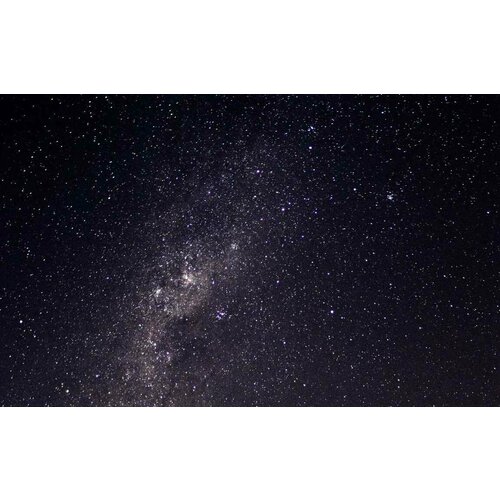 Картина на холсте 60x110 LinxOne "Звездное небо, галактика, млечный путь" интерьерная для дома / на стену / на кухню / с подрамником