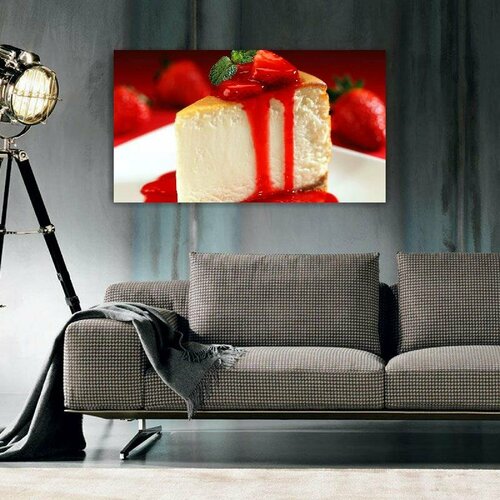 Картина на холсте 60x110 LinxOne "Сладкое food еда ягоды berries" интерьерная для дома / на стену / на кухню / с подрамником