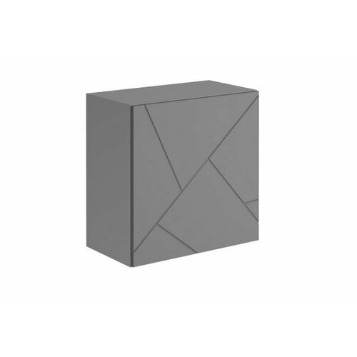 Шкаф навесной ШН-002 "гранж" - Серый Шифер / Графит Софт матовый