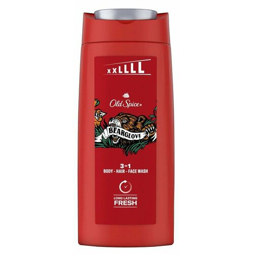 Old Spice Гель-шампунь для душа Bearglove, 675 мл