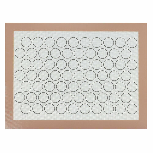 Satoshi коврик для теста, 40x30см "макарун", силикон