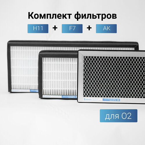 Комплект фильтров для бризера Tion O2 / О2 / 02 ( F7, E11, AK)