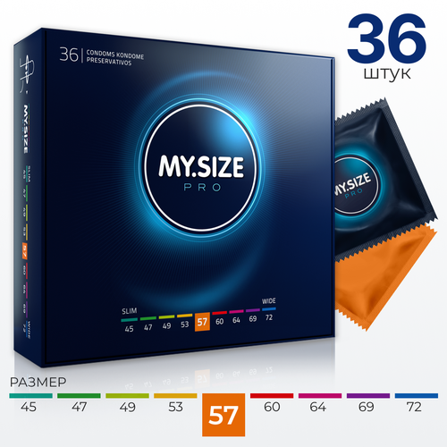 Презервативы MY.SIZE 57*178, 36 шт.