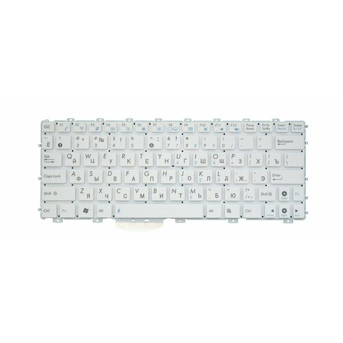 Клавиатура для ноутбука Asus Eee PC 1011PXD белая