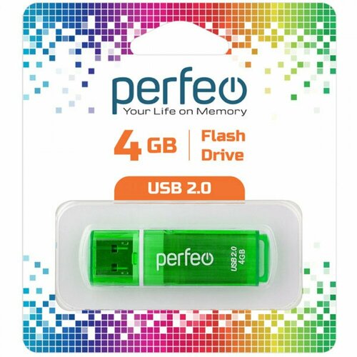 USB 2.0 накопитель C13 4GB Green