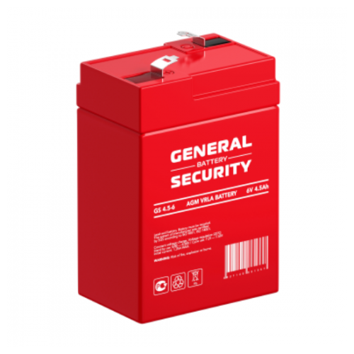 Аккумуляторная батарея General Security GSL 4.5-6