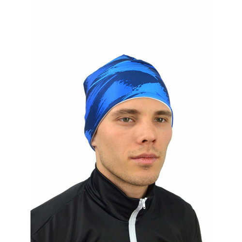 Шапка EASY SKI Спортивная шапка, размер XL, синий, голубой