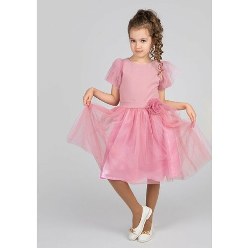 Платье SeVa, размер 116, розовый