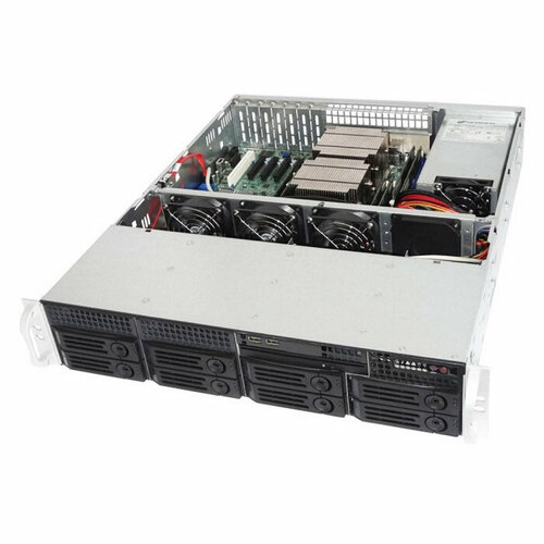 Серверный корпус Ablecom CS-R25-37P, PSU: CRPS(1+1), Acbel: 800W HDD Tray: 8
