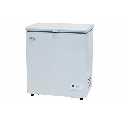 Морозильный ларь Optima BD-155WLG, класс энергоэффективности A+, общий объём 155 л, режим холодильника, дисплей, белый
