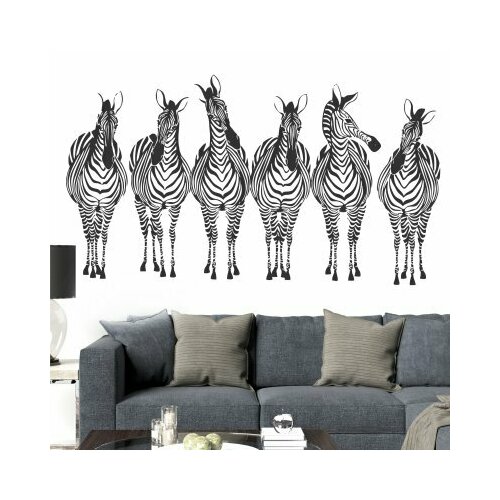 Наклейки на стену «Zebras»