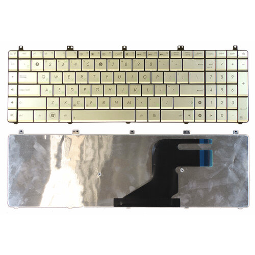 Клавиатура для ноутбука ASUS X7DS серебристая