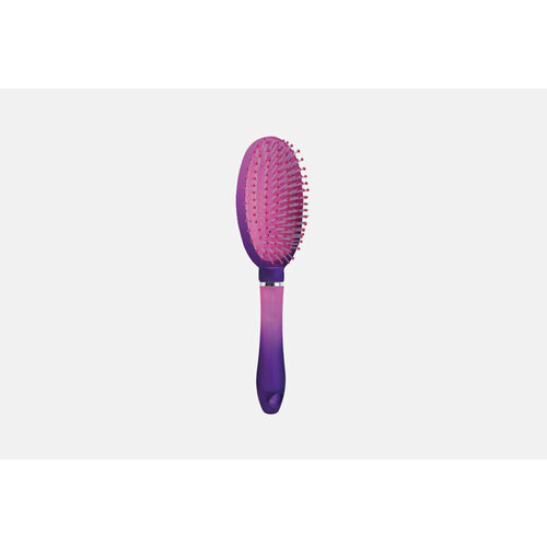 Массажная расческа для волос STUDIO STYLE, неон, фиолетово-розовый 1шт