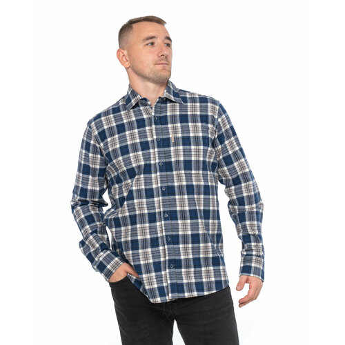 Рубашка Maestro, размер 58-60/XXL/46 ворот, серый
