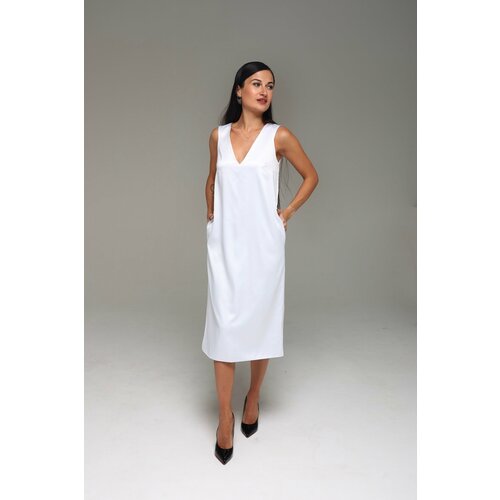 Платье Kasse, размер 42, белый