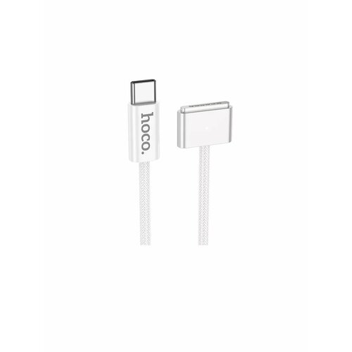 Кабель HOCO X103 для зарядки Macbook Type-C/ Magsafe 3 HOCO X103 140W 2м магнитный белый