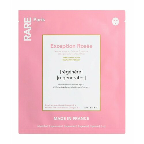 Восстанавливающая тканевая маска для лица Rare Paris Exception Rosee Facial Mask