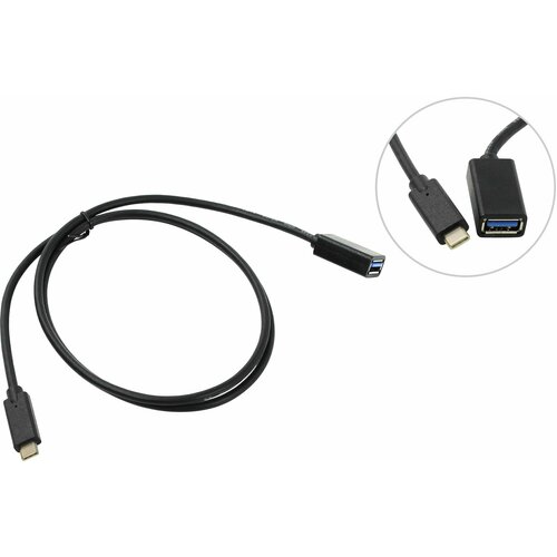 Кабель-переходник «B&P» USB 3.0 AF --> USB-C M OTG (On-The-Go) 1м