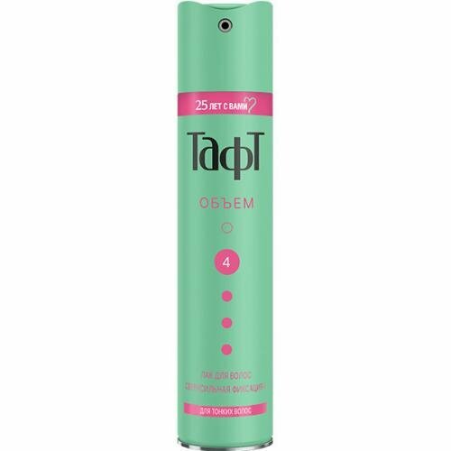 Taft Лак для тонких волос Объем, сверхсильная фиксация, 225 мл