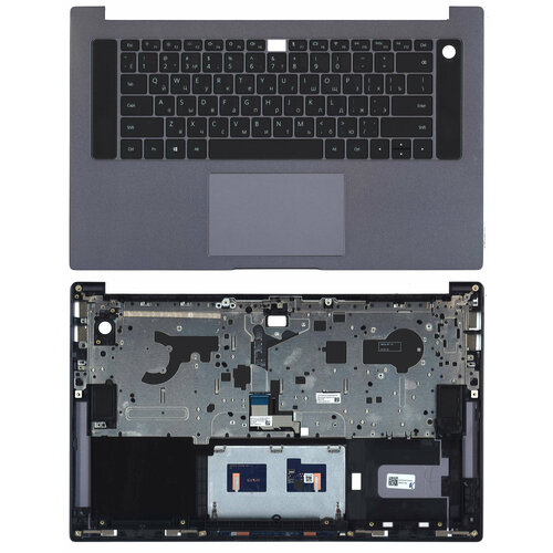Клавиатура (keyboard) для ноутбука Honor MagicBook Pro Hubble-W19A, топкейс Space Gray
