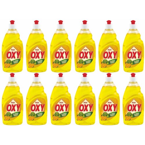 ROMAX Бальзам для мытья посуды OXY Сочный лимон, 450 г, 12 шт в коробке