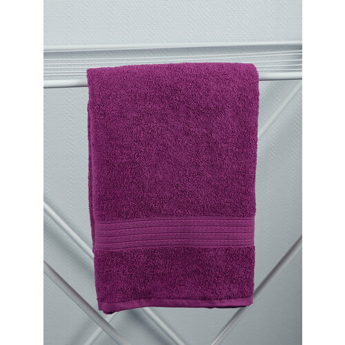 Полотенце махровое банное 70х130 см Фиолетовый