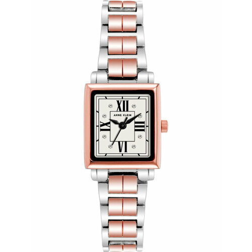 Наручные часы ANNE KLEIN Metals 4011SVRT, белый, розовый