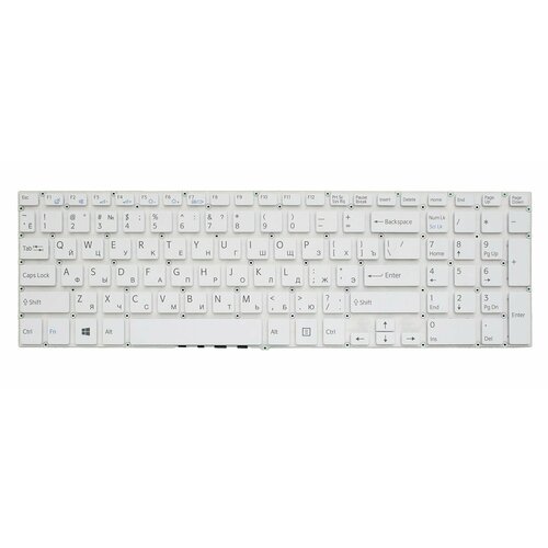 Клавиатура для ноутбука Sony AEHK97001103A белая