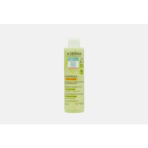 Очищающий гель 2-в-1 для тела и волос A-Derma EXOMEGA CONTROL 200 мл
