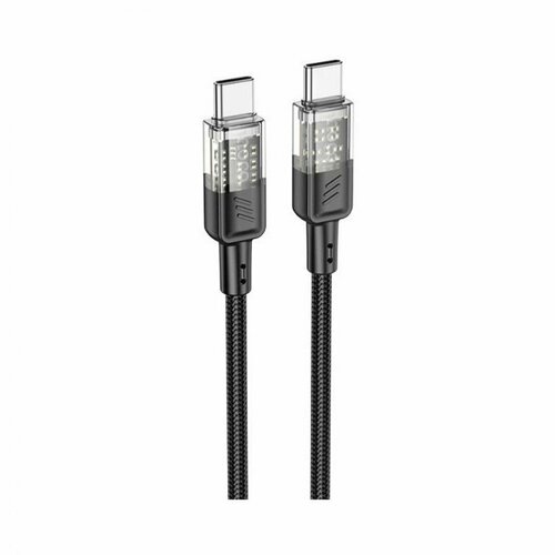 Дата-кабель Hoco U129 Spirit USB-Lightning, 1.2 м, черный