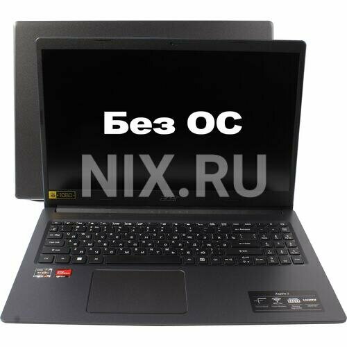 Ноутбук ACER Aspire 3 A315-43 Ryzen 5 5500U,16Gb, SSD512Gb,15.6, IPS, noOS, black (NX. K7CER.007)