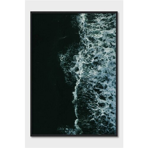 Постер для интерьера Postermarkt, 40х50 см в черной рамке, декор на стену Море #7