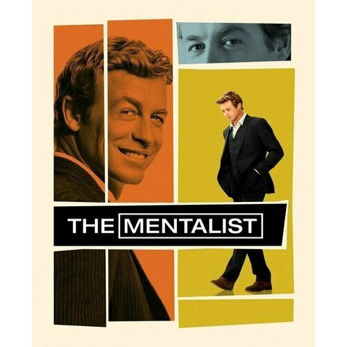Плакат, постер на бумаге Менталист (The Mentalist), Крис Лонг, Эрик Ланёвилль, Джон Шоуолтер. Размер 21 х 30 см