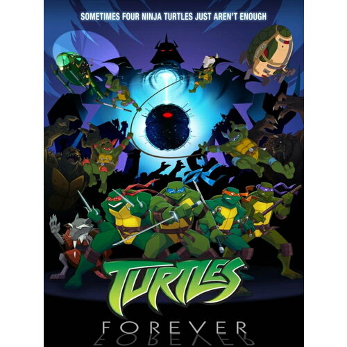 Плакат, постер на бумаге Teenage Mutant Ninja Turtles/Черепашки Ниндзя/комиксы/мультфильмы. Размер 42 х 60 см