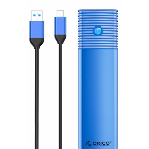Корпус SSD ORICO USB 3.2 M.2 NGFF SATA синий (ORICO-PWM2-BL-EP)