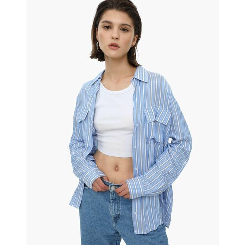 Блуза  Gloria Jeans, размер XS (38-40), синий
