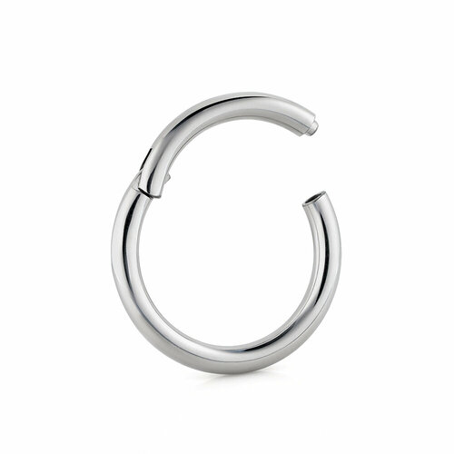Пирсинг в нос Implant Grade, размер 6 мм, 1 шт., серебряный