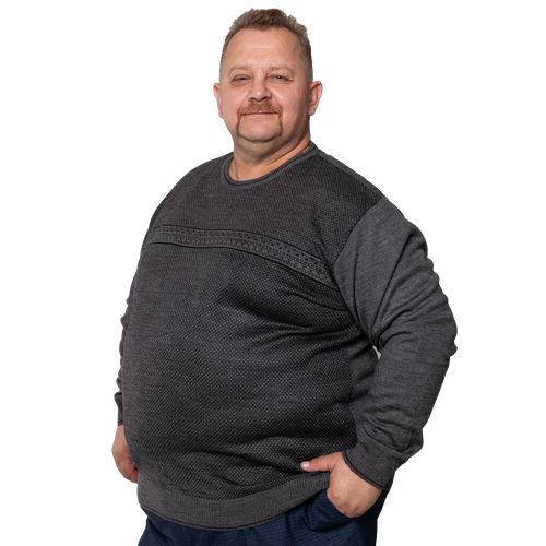 Пуловер Turhan, размер 3 XL, серый