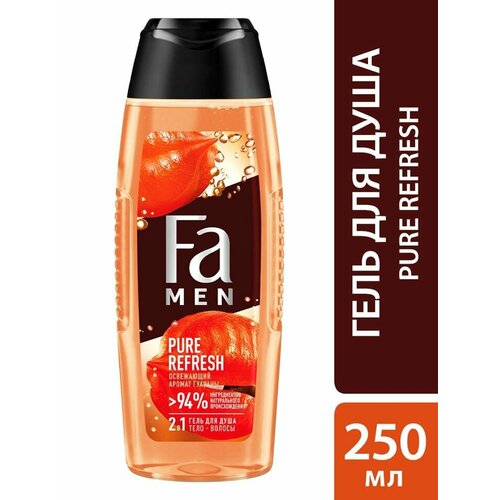 Гель для душа Fa Men Pure Refresh 2-в-1 с ароматом гуараны 250мл х 2шт