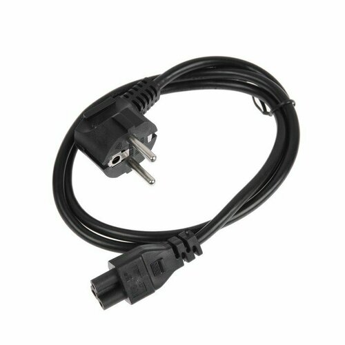 Кабель питания Cablexpert PC-186-ML12-1M, Schuko - C5, 10 А, черный (комплект из 5 шт)