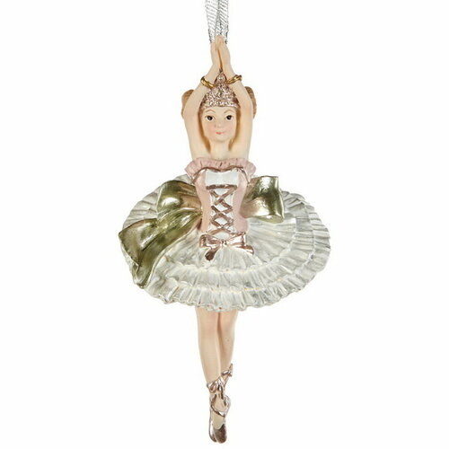 Goodwill Елочная игрушка Балерина Никиша Браун из Дижонской труппы 14 см, подвеска D 45302