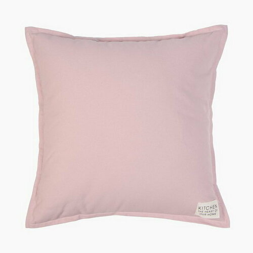 Подушка 45х45+1 см, розовый, 100% хлопок