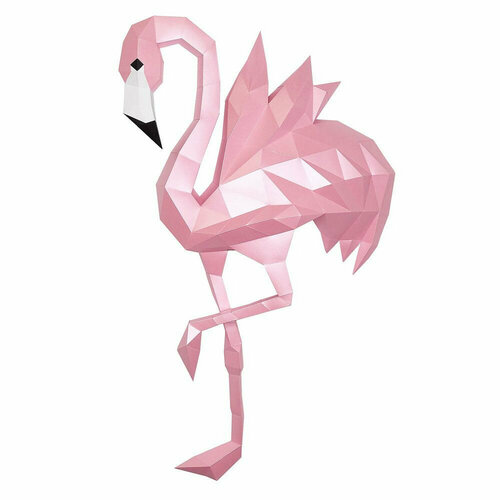 3D-модель Paperraz "фламинго инга" на стену