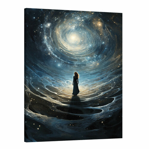 Интерьерная картина 50х70 "Панорама Галактик"