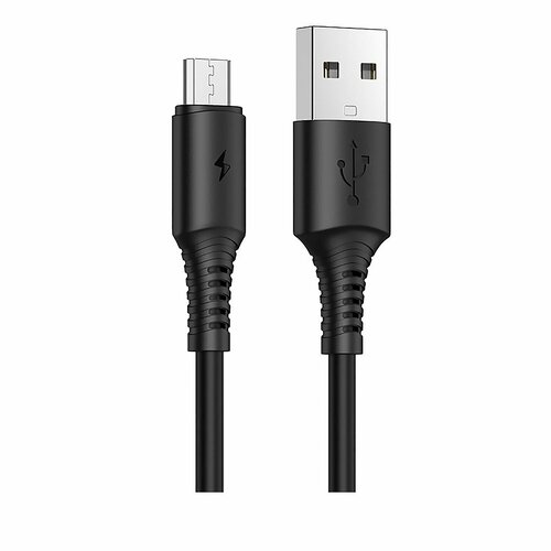 Дата-кабель USB универсальный MicroUSB Borofone BX47 (черный)