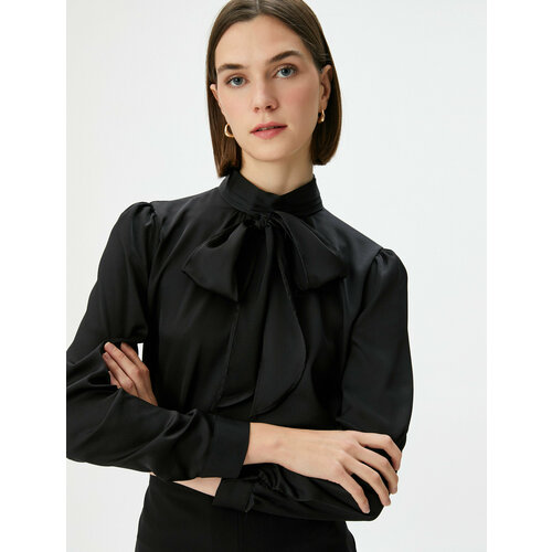 Блуза  KOTON, размер 42, черный