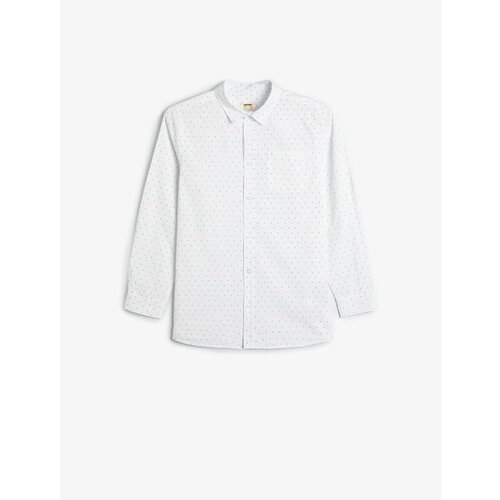 Рубашка KOTON, размер 11-12 лет, белый